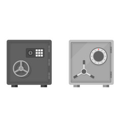 Safe front view on white background Royalty Free Vector