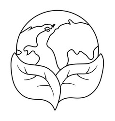 Isolated planet design Royalty Free Vector Image