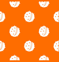 Chestnut icon flat style Royalty Free Vector Image