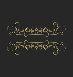 Collection set border Royalty Free Vector Image