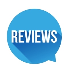 Blue comment button Royalty Free Vector Image - VectorStock