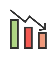 Downfall Royalty Free Vector Image - VectorStock