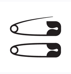 Safety pin Royalty Free Vector Image - VectorStock