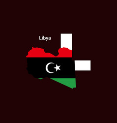 Libya flag Royalty Free Vector Image - VectorStock