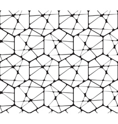 Black white abstract geometric seamless pattern Vector Image