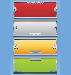 Carbon gui Royalty Free Vector Image - VectorStock