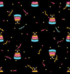 Party background seamless pattern Royalty Free Vector Image