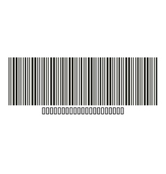 Bar code with serial number icon Royalty Free Vector Image