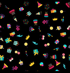 Party background seamless pattern Royalty Free Vector Image