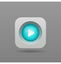 Play button Royalty Free Vector Image - VectorStock