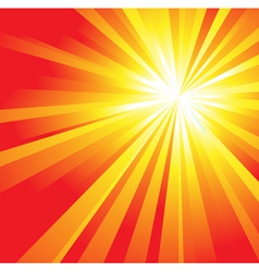 Hot summer sun Royalty Free Vector Image - VectorStock
