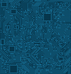 Digital circuit background texture processor Vector Image