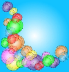 Fun bubble corner Royalty Free Vector Image - VectorStock