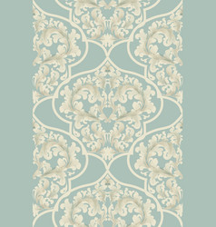 Baroque seamless pattern trendy ultra Royalty Free Vector