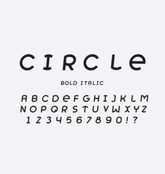 Handwritten calligraphy font alphabet Royalty Free Vector