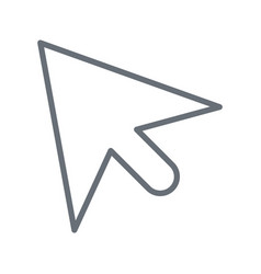 Click arrow symbol Royalty Free Vector Image - VectorStock