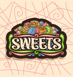 Logo for sweet shop Royalty Free Vector Image - VectorStock