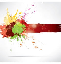Splash on abstract background Royalty Free Vector Image