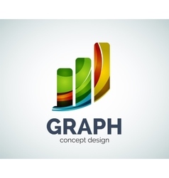 Graph logo template Royalty Free Vector Image - VectorStock