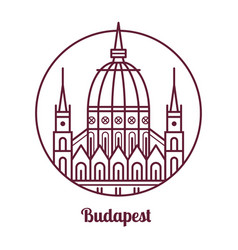 Budapest Royalty Free Vector Image - VectorStock