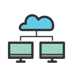 Cloud Connectivity Royalty Free Vector Image - VectorStock
