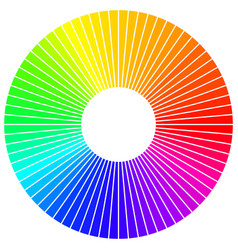 Color wheel Royalty Free Vector Image - VectorStock