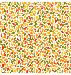 Leaves seamless background Royalty Free Vector Image