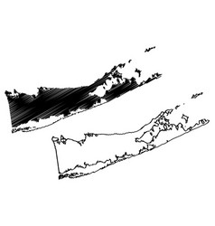 Suffolk map Royalty Free Vector Image - VectorStock