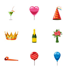 Balloon icon cartoon style Royalty Free Vector Image