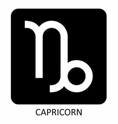 Capricorn zodiac sign Royalty Free Vector Image