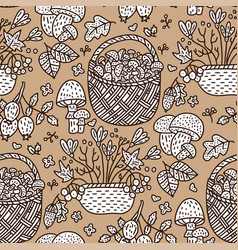 One line seamless modern pattern Royalty Free Vector Image