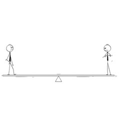 Cartoon muscular man lifting two dumbbells Vector Image