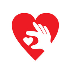 Clenched hand revolution logo Royalty Free Vector Image