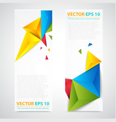 Flyer template header design Royalty Free Vector Image