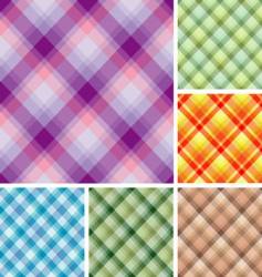 Plaid patchwork background Royalty Free Vector Image