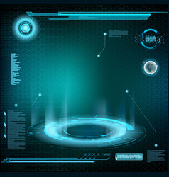 Hud interface background Royalty Free Vector Image