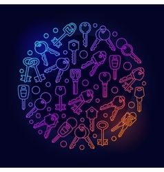 Car keys Royalty Free Vector Image - VectorStock