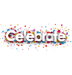 Celebrate summer hand drawn banner concept Vector Image