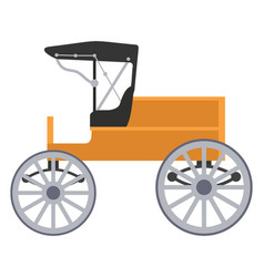 Archer character with golden chariot Royalty Free Vector