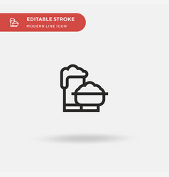 Malt simple icon symbol Royalty Free Vector Image