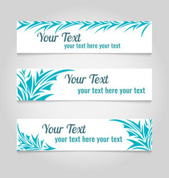 Web banners headers - banner header Royalty Free Vector