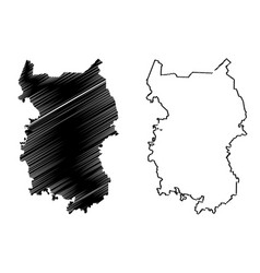 Tyumen oblast map Royalty Free Vector Image - VectorStock