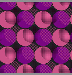 Abstract vintage 90s style seamless pattern Vector Image