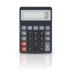 Calculator digital numbers Royalty Free Vector Image