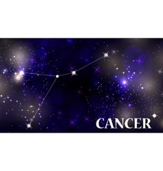 Symbol cancer zodiac sign Royalty Free Vector Image
