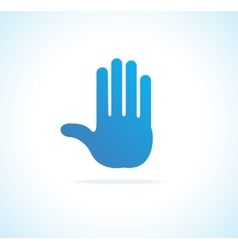Hand stop icon Royalty Free Vector Image - VectorStock