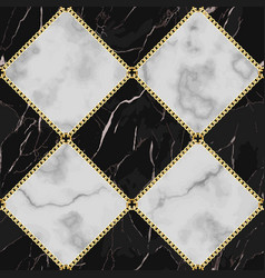 Marble luxury geometric seamless pattern Vector Image