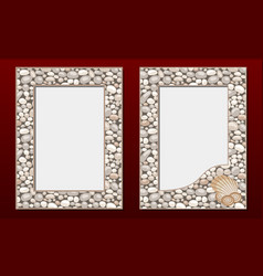 Cartoon photo picture creative wall frames Vector Image
