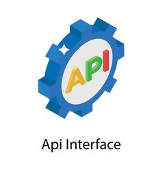Api interface Royalty Free Vector Image - VectorStock