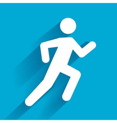 Running human icon Royalty Free Vector Image - VectorStock